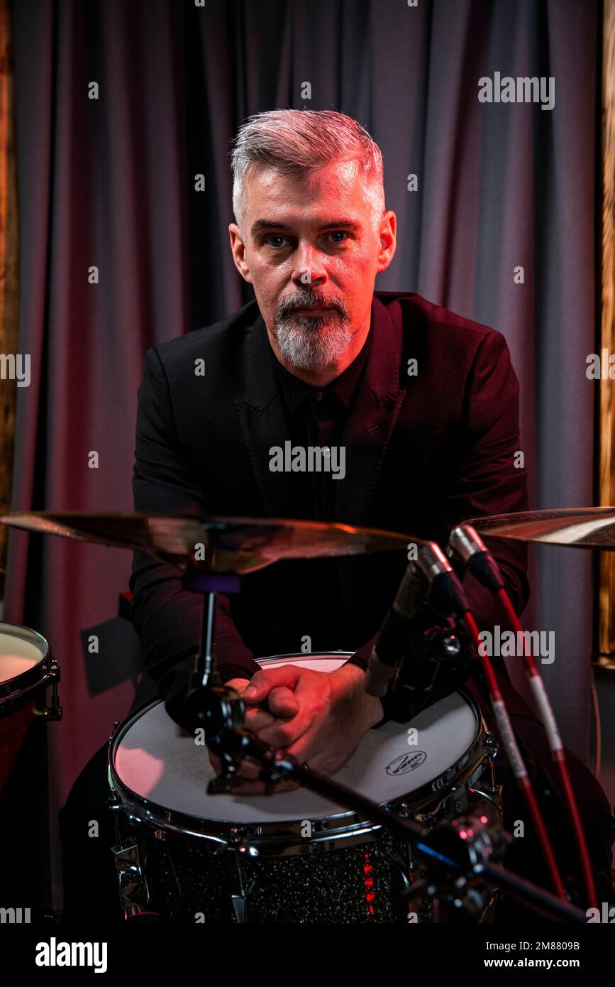 Mark Heaney photographed at Rubix Studios, London Stock Photo - Alamy