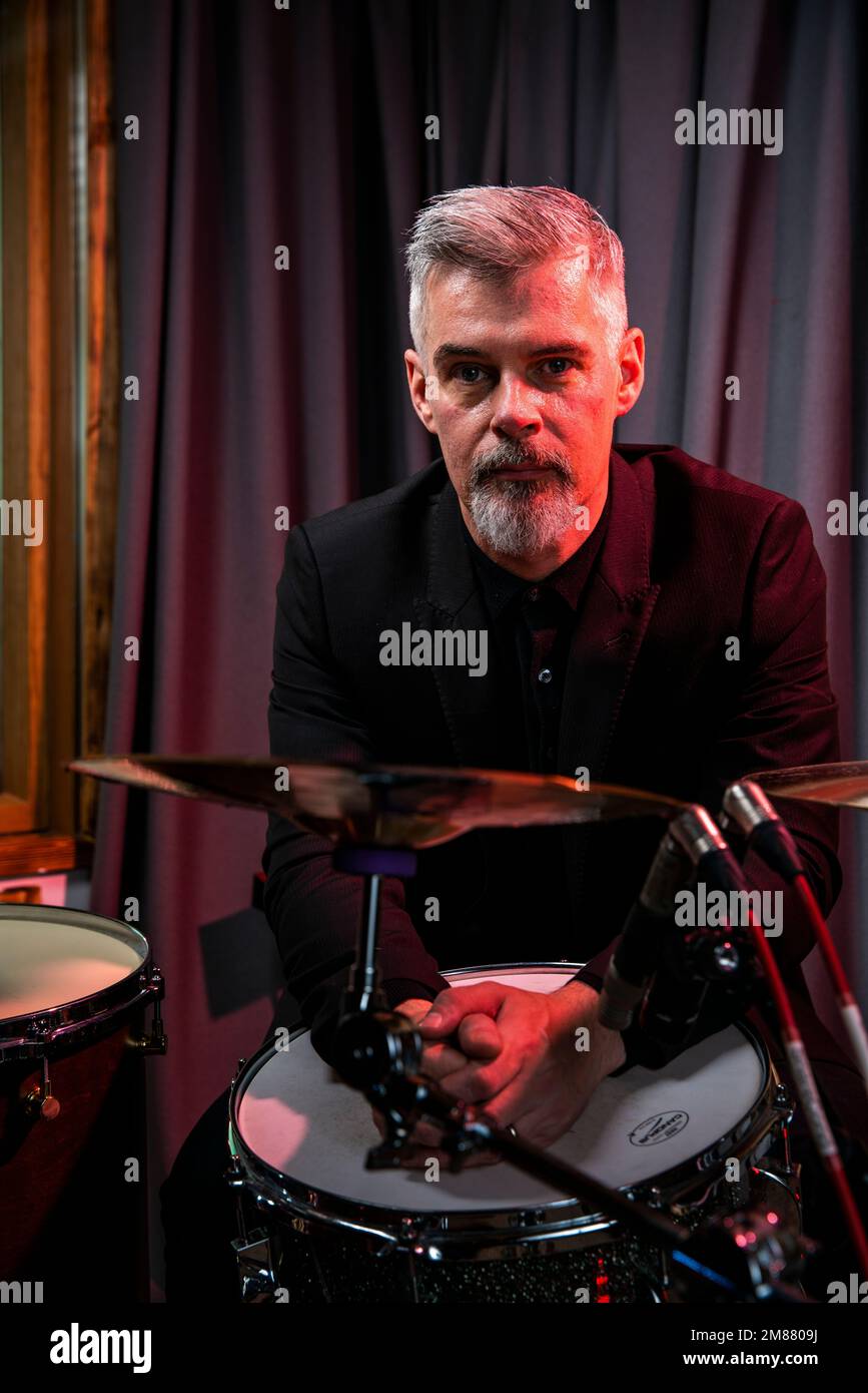 Mark Heaney photographed at Rubix Studios, London Stock Photo - Alamy