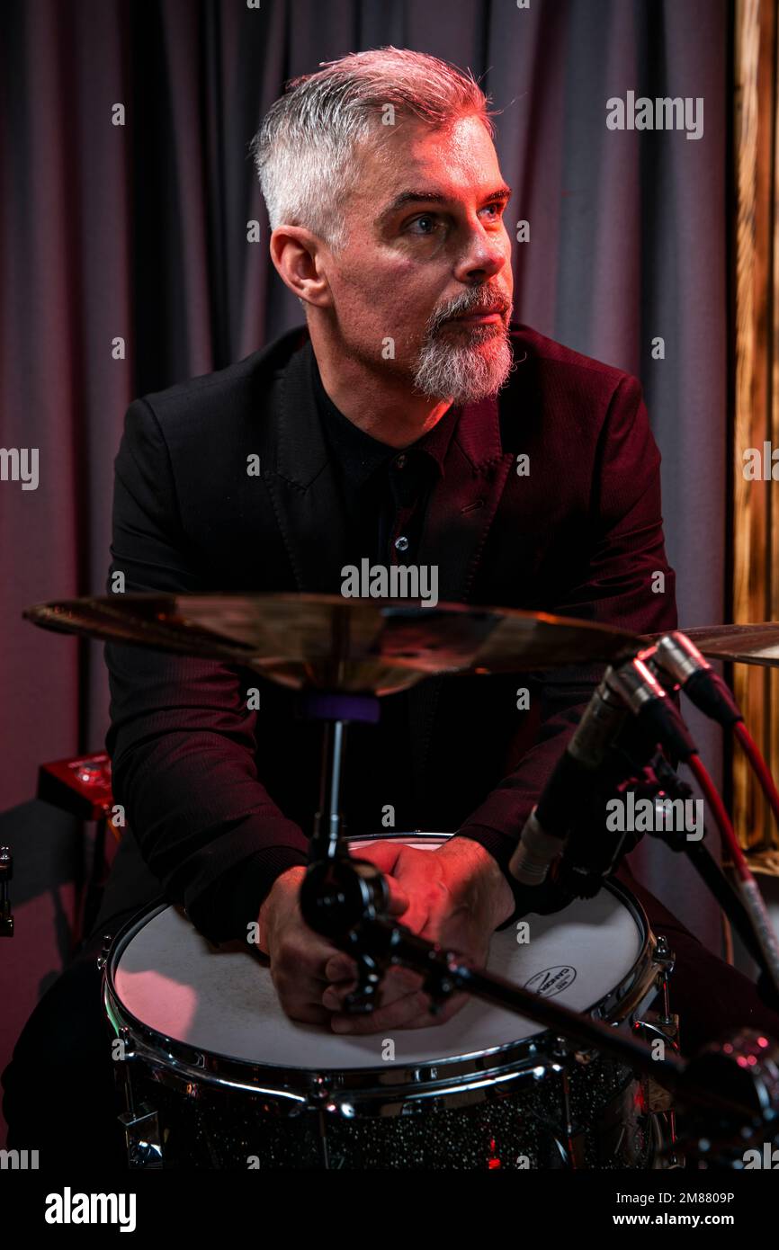 Mark Heaney photographed at Rubix Studios, London Stock Photo - Alamy