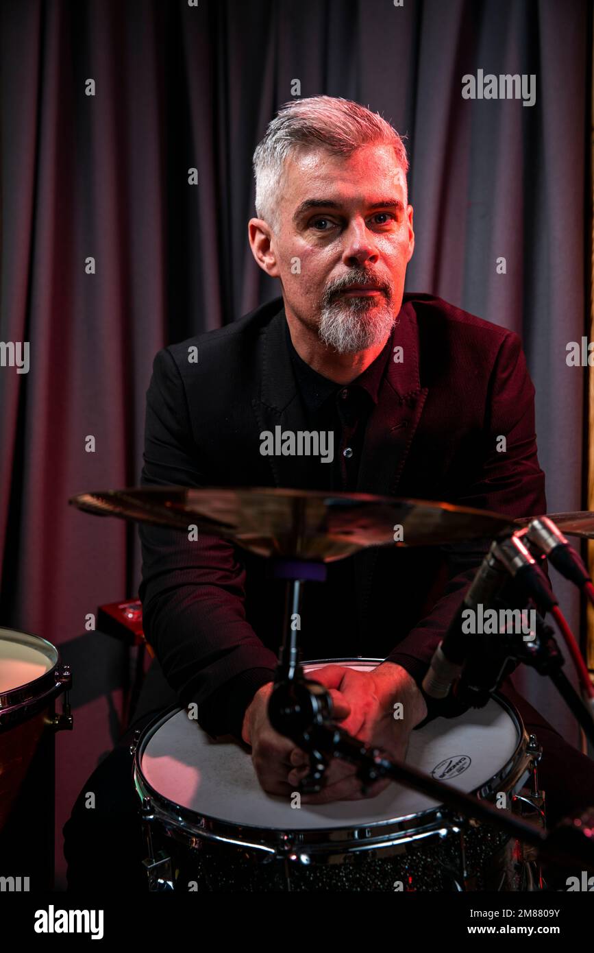 Mark Heaney photographed at Rubix Studios, London Stock Photo - Alamy