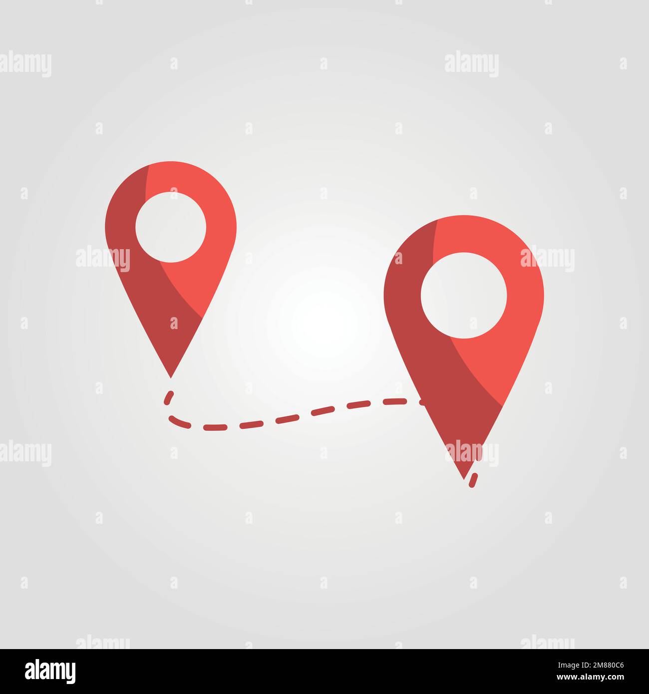 Location map icon, GPS pointer mark vector icon Stock Vector Image ...