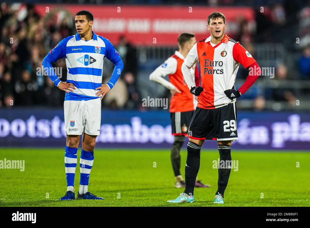 Rotterdam - 12 January 2023, Rotterdam - Santiago Gimenez of Feyenoord ...