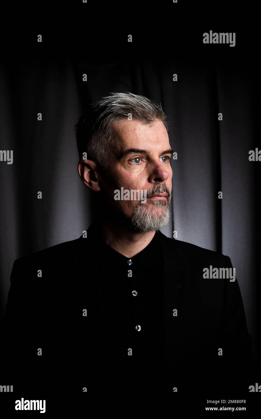 Mark Heaney photographed at Rubix Studios, London Stock Photo - Alamy