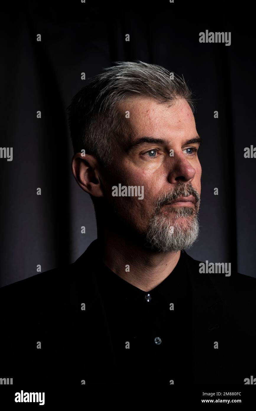 Mark Heaney photographed at Rubix Studios, London Stock Photo - Alamy