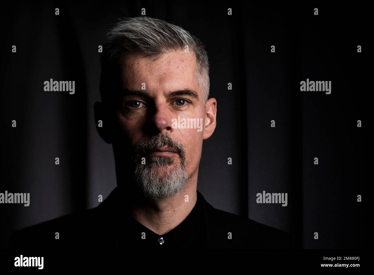 Mark Heaney photographed at Rubix Studios, London Stock Photo - Alamy