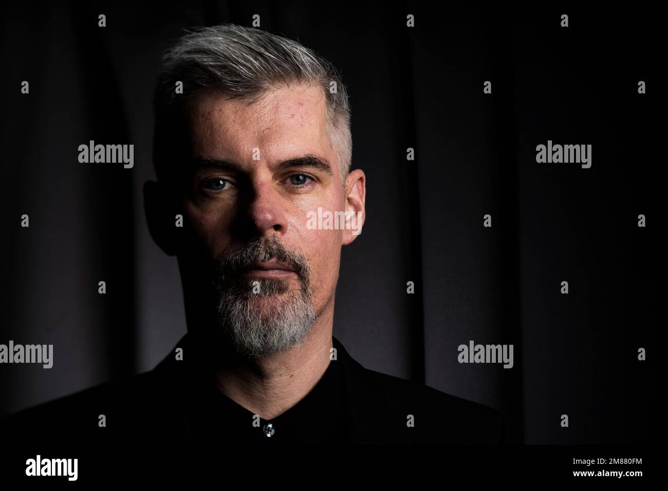 Mark Heaney photographed at Rubix Studios, London Stock Photo - Alamy