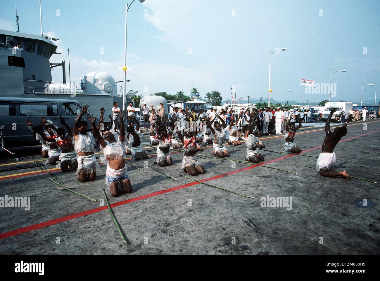 Workers at the Facility Security Department dressed in native Filipino ...