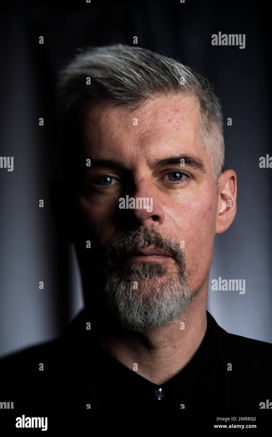 Mark Heaney photographed at Rubix Studios, London Stock Photo - Alamy