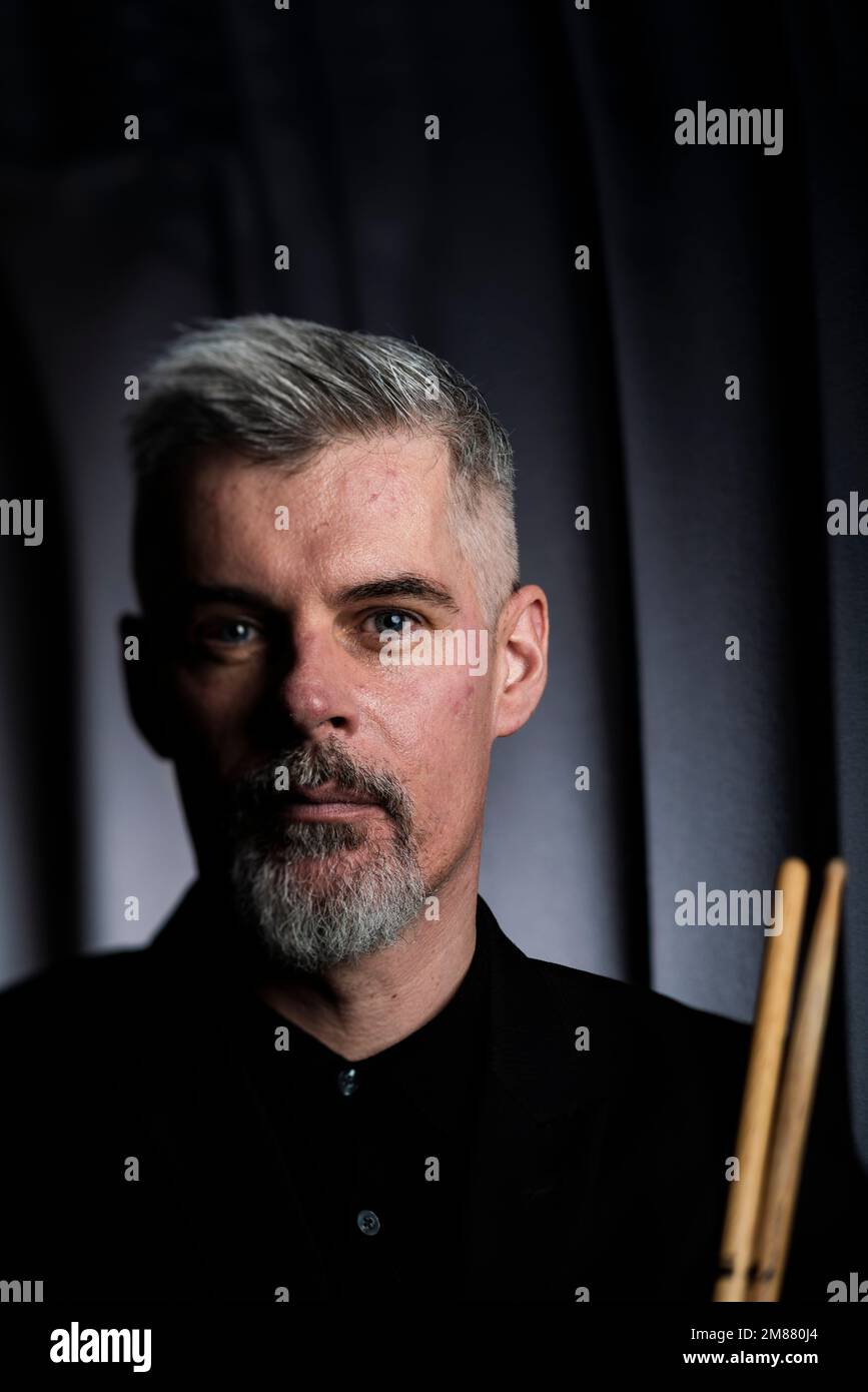 Mark Heaney photographed at Rubix Studios, London Stock Photo - Alamy