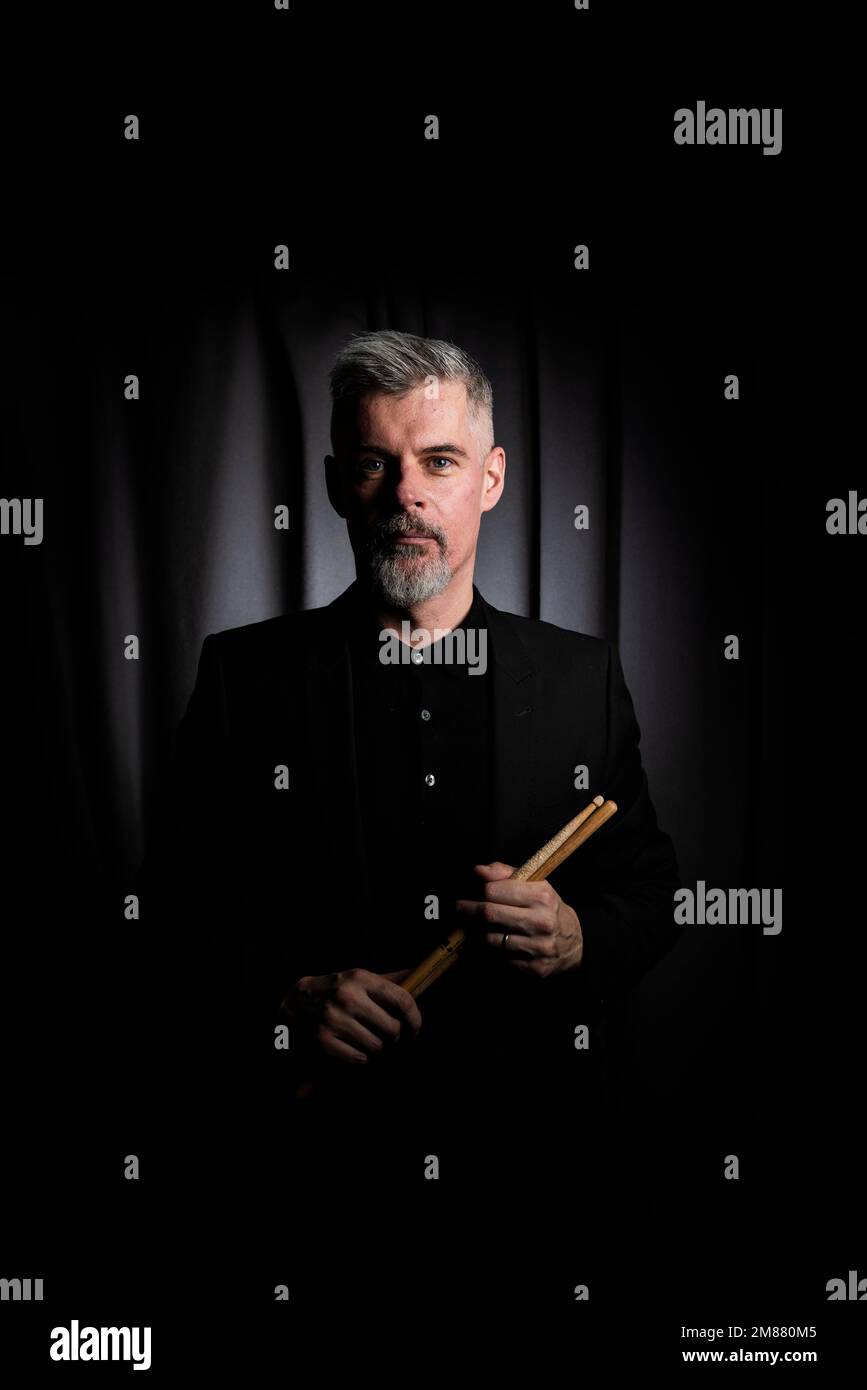 Mark Heaney photographed at Rubix Studios, London Stock Photo - Alamy