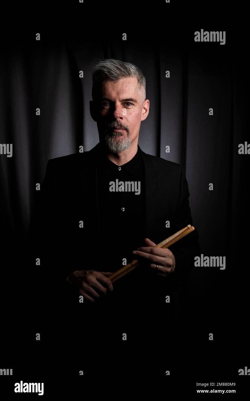 Mark Heaney photographed at Rubix Studios, London Stock Photo - Alamy