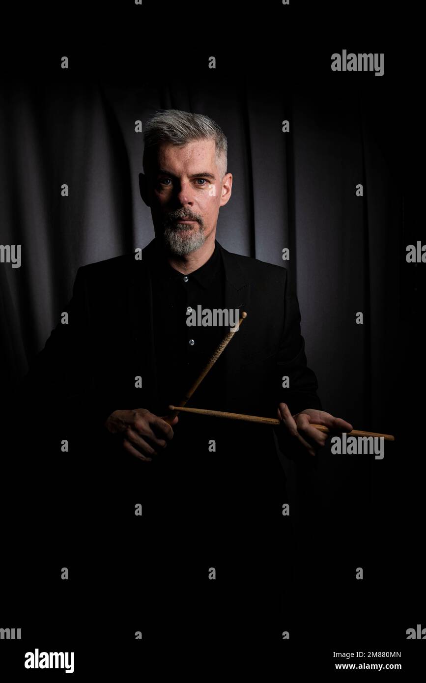 Mark Heaney photographed at Rubix Studios, London Stock Photo - Alamy