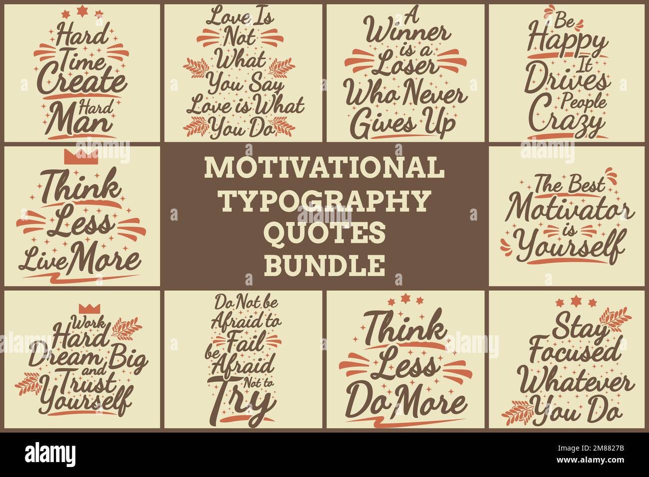 Motivational quotes typography hi-res stock photography and images - Alamy