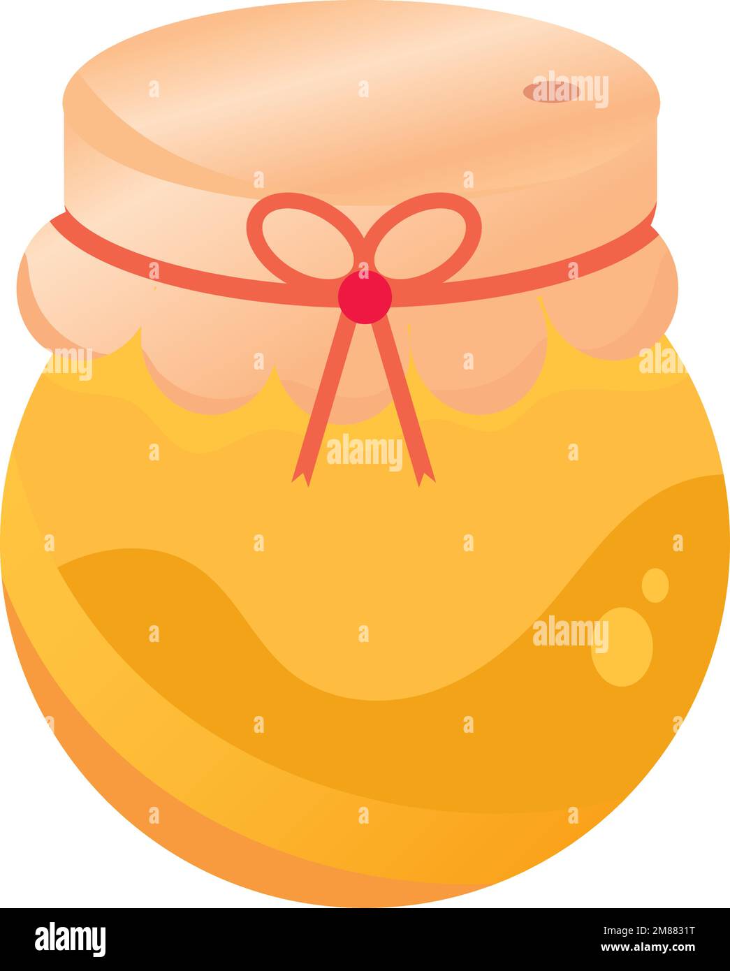 Isolated traditional honey jar icon Colored design Vector Stock Vector ...
