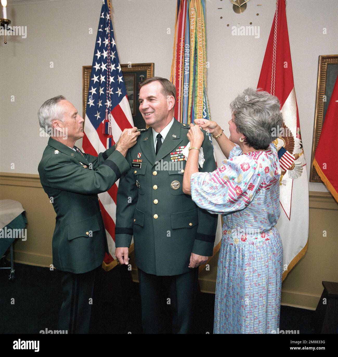 Army CHIEF of STAFF General John A. Wickham Jr. and Mrs. Betty ...