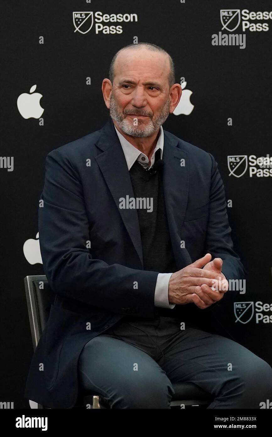 Major League Soccer commissioner Don Garber during MLS soccer media day ...
