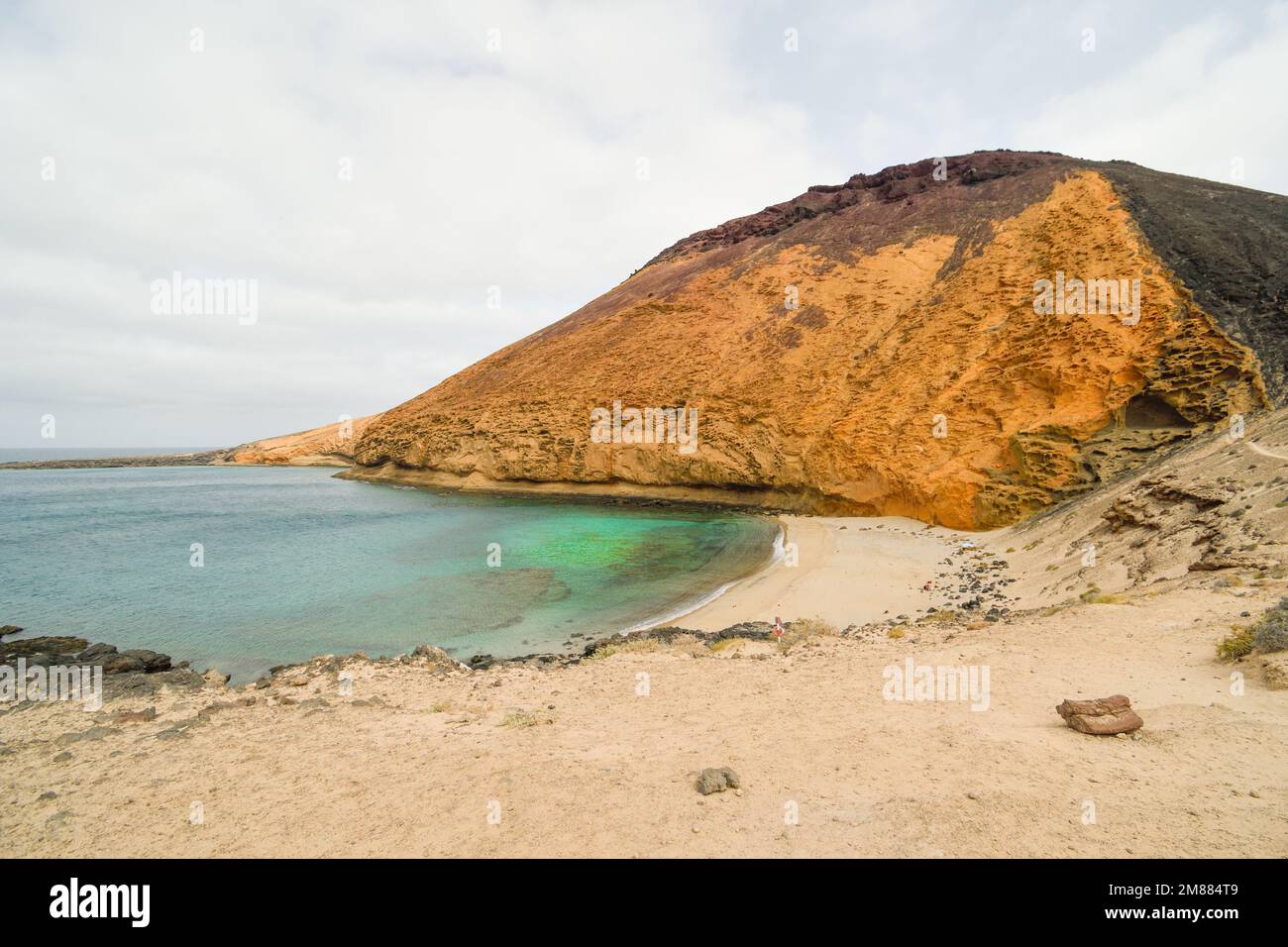 Panoramic view yellow sea beach hi-res stock photography and images - Alamy