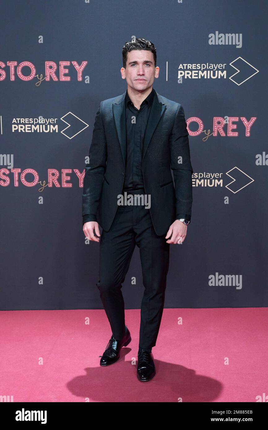 January 12, 2023, Madrid, Madrid, Spain: Jaime Lorente attends â€˜Cristo y Reyâ€™ Premiere at ...