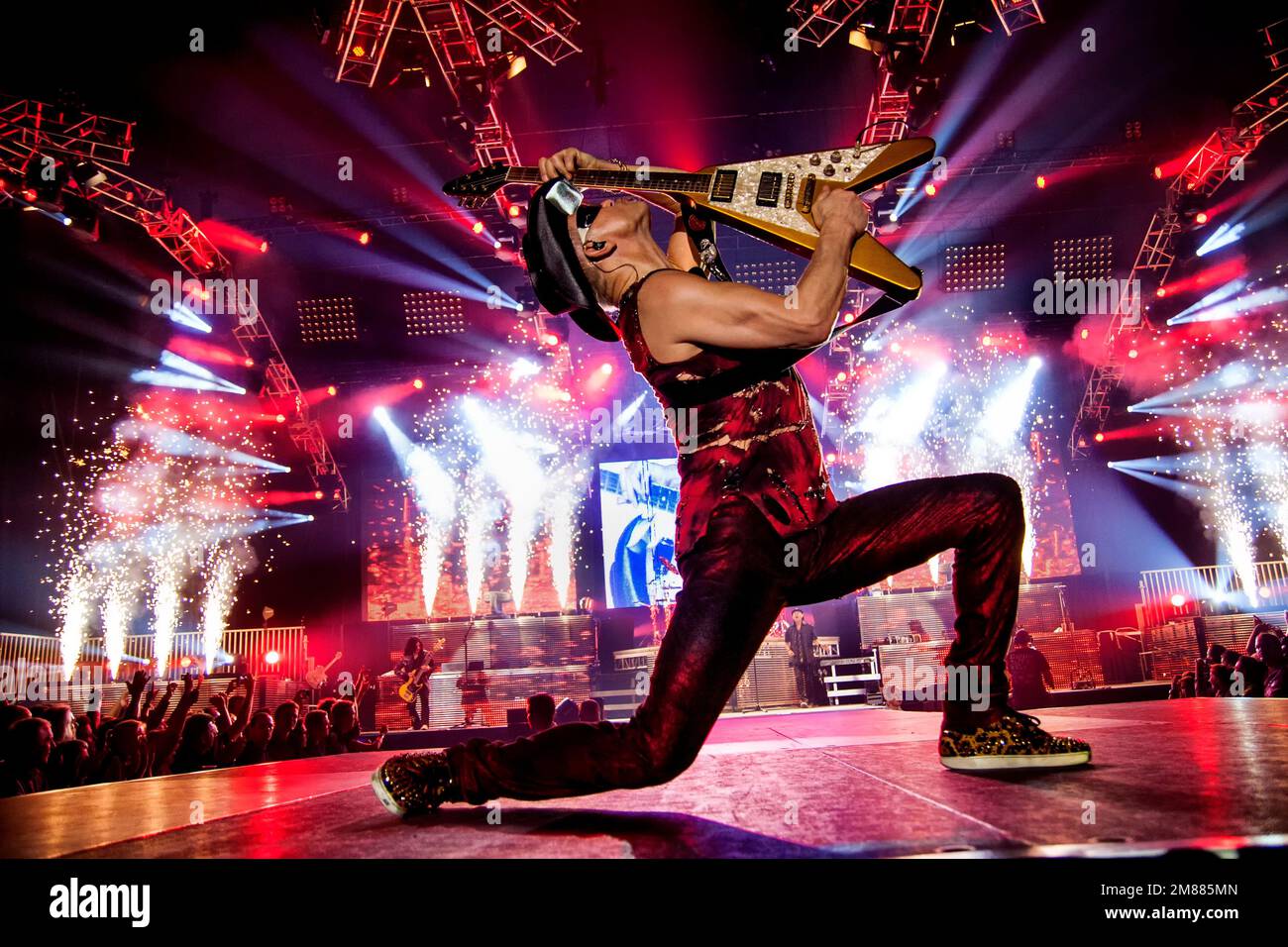 Live-photo of Rudolf Schenker who is the founder and guitarist of the ...