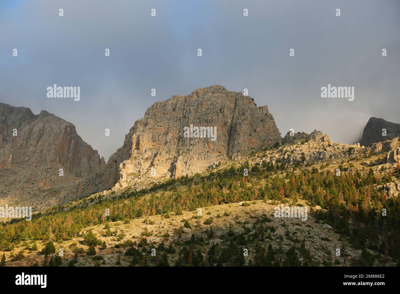 Mount Kaletepe on Aladaglar National Park in Nigde, Turkey. Aladaglar ...