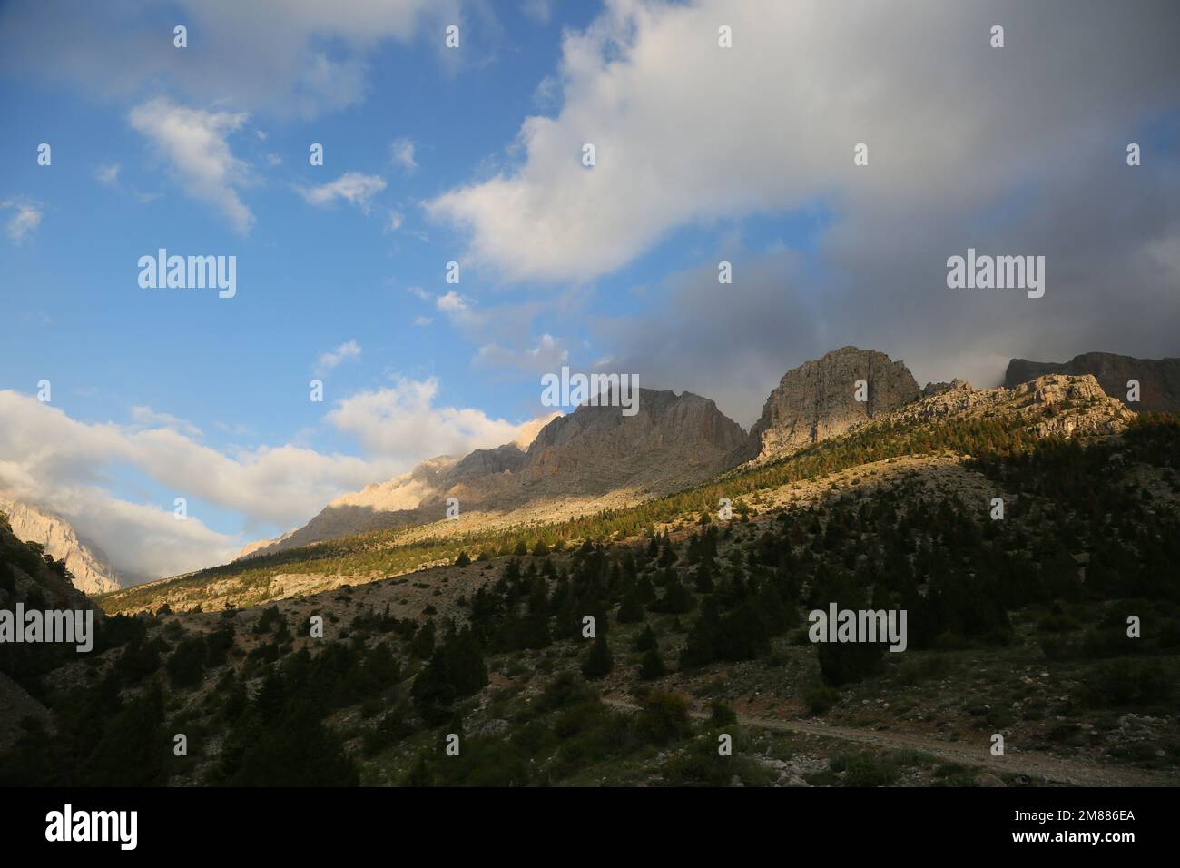 Emli Valley on Aladaglar National Park in Nigde, Turkey. Aladaglar is ...