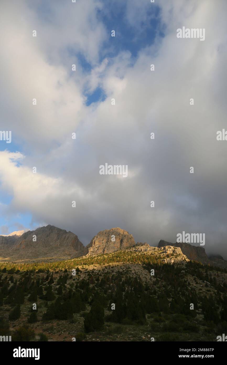 Mount Kaletepe on Aladaglar National Park in Nigde, Turkey. Aladaglar ...