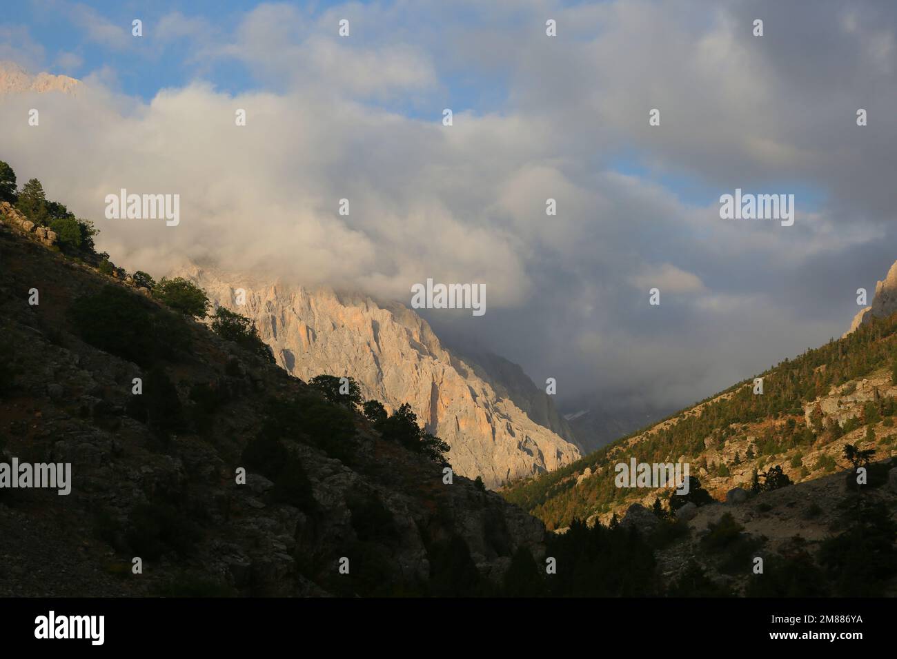 Emli Valley on Aladaglar National Park in Nigde, Turkey. Aladaglar is ...