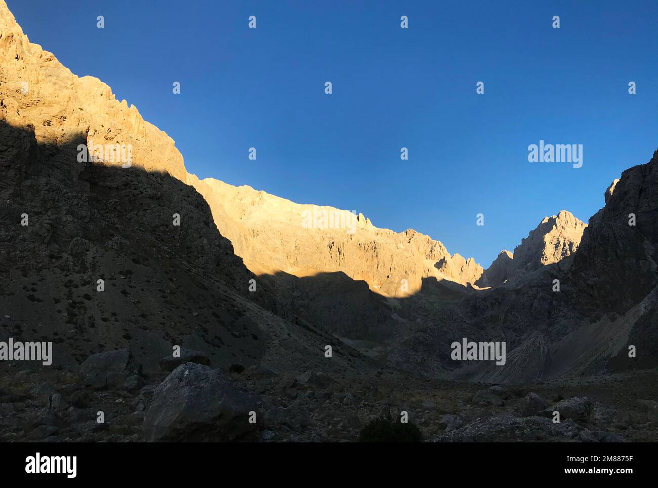 Sunset at Emli Valley on Aladaglar National Park in Nigde, Turkey ...