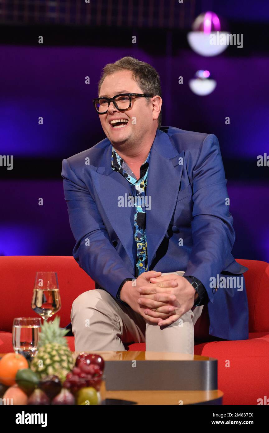 EDITORIAL USE ONLY Alan Carr during the filming for the Graham Norton ...