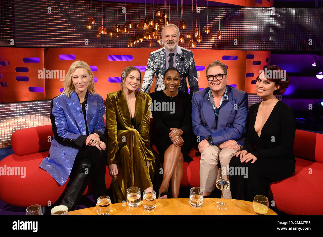 EDITORIAL USE ONLY Cate Blanchett, Margot Robbie Beverley Knight, Alan ...