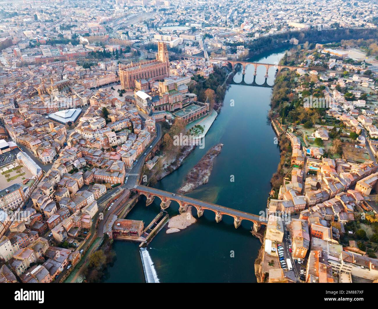 Albi aerial hi-res stock photography and images - Alamy