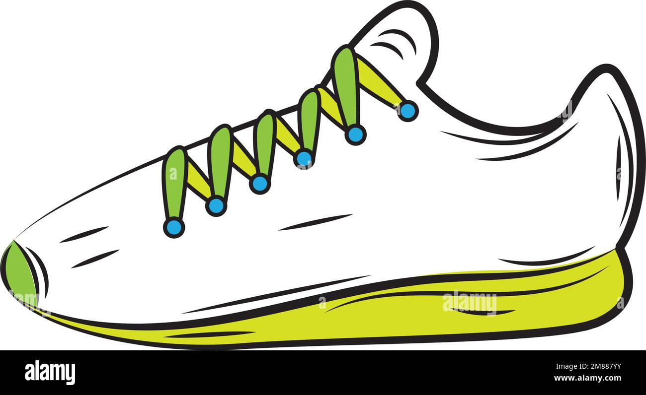Isolated retro shoe pop art sketch Vector Stock Vector Image & Art - Alamy