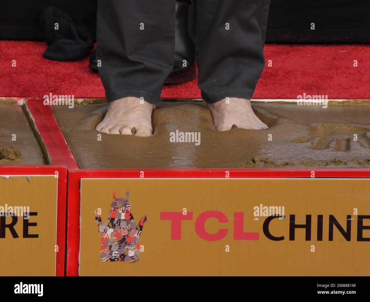James Cameron's Feet in Cement at the Jon Landau and James Cameron Hand ...