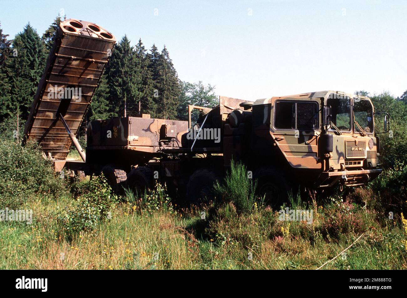 A transporter-erector-launcher (TEL) for the BGM-109G ground launched ...