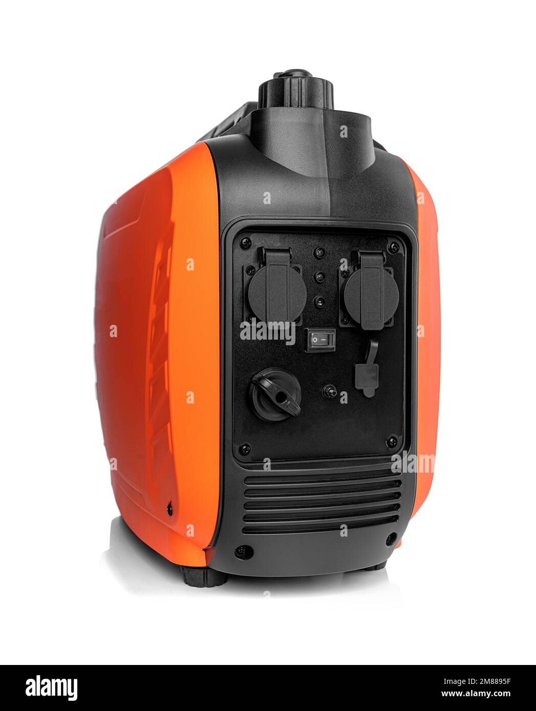 Inverter gasoline generator isolated on white background Stock Photo ...