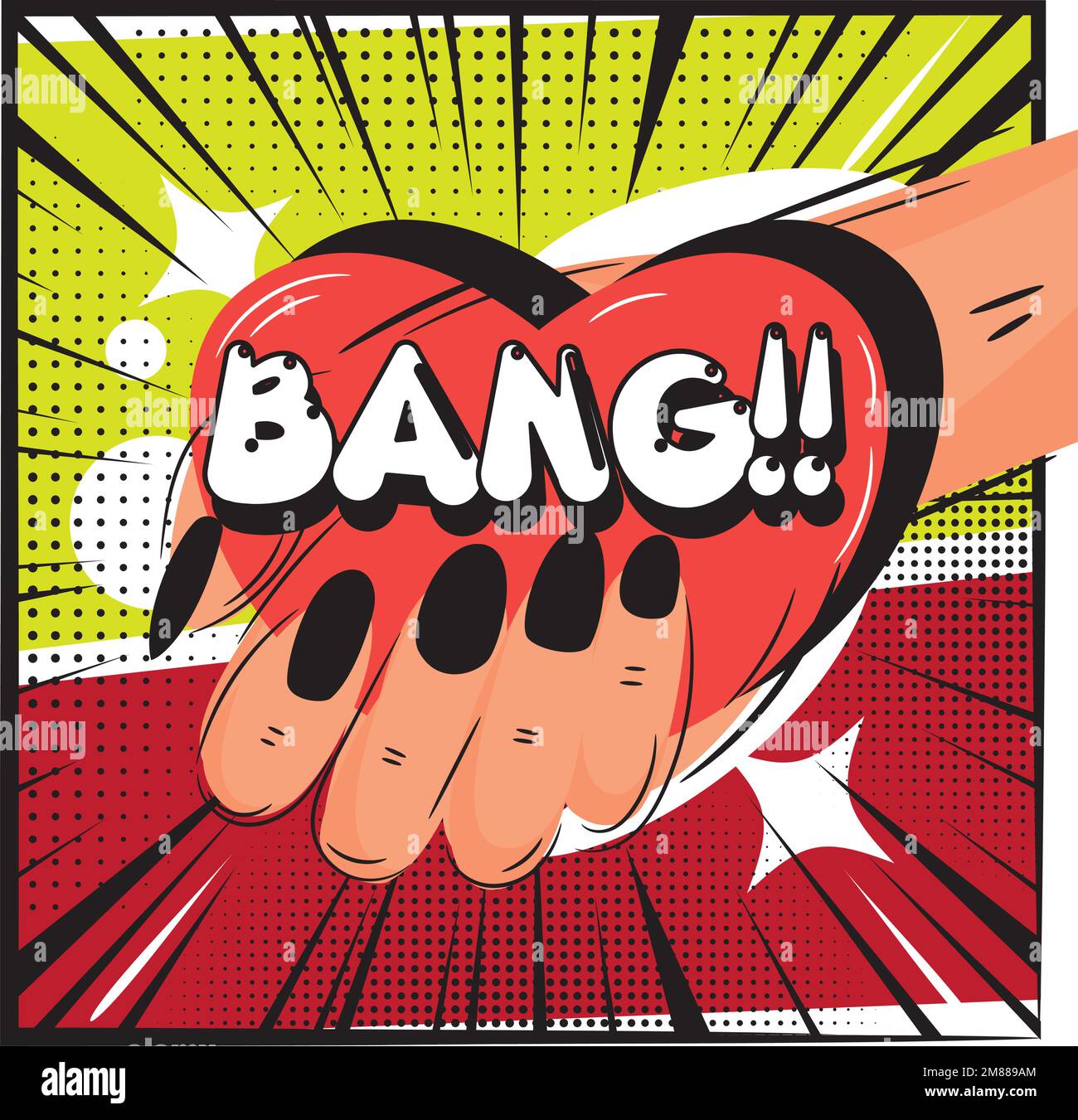 Hand holding a heart shape sketch Comic page Vector Stock Vector Image ...