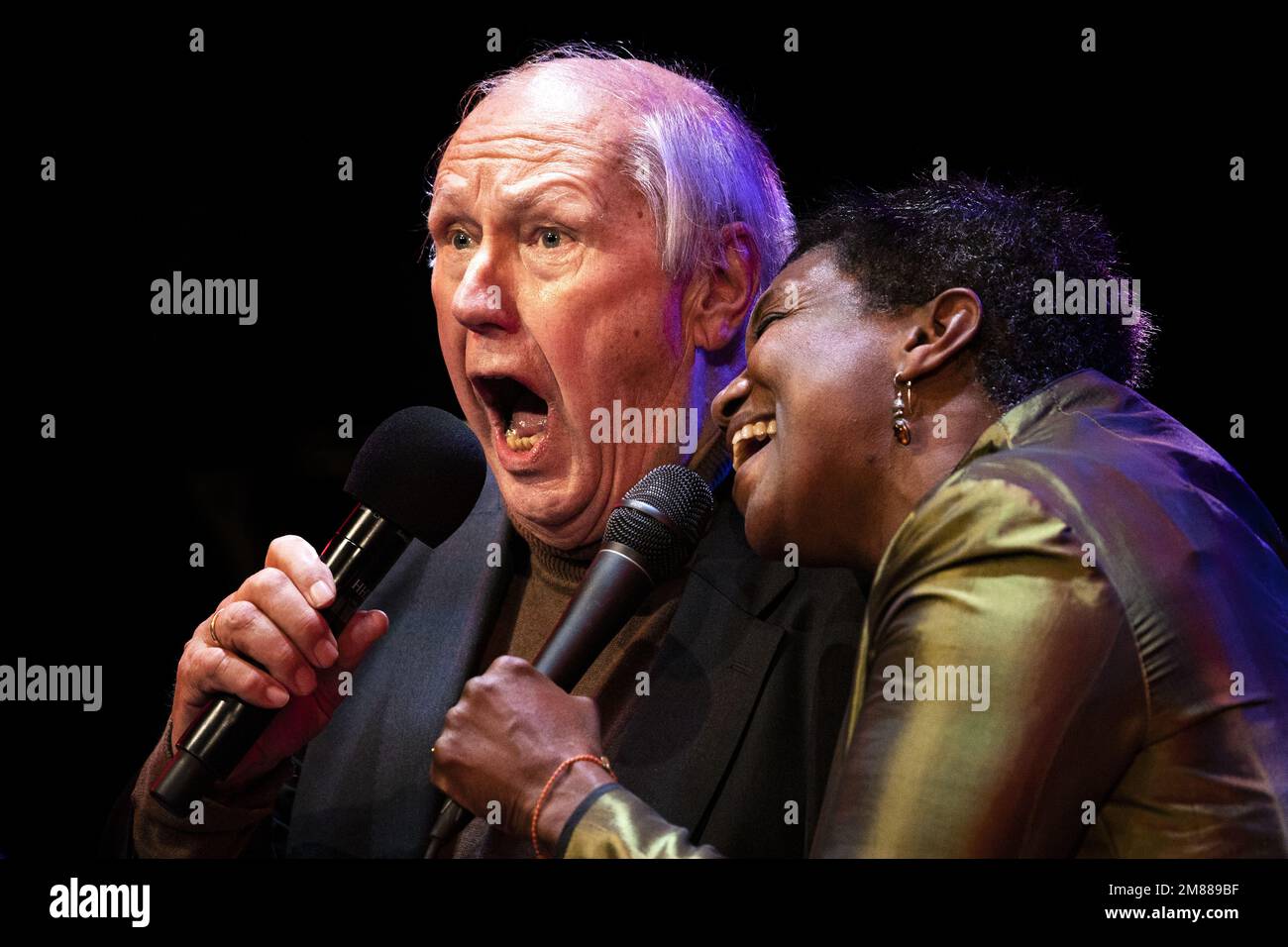 AMSTERDAM - Actor and presenter Edwin Rutten during a concert in the ...