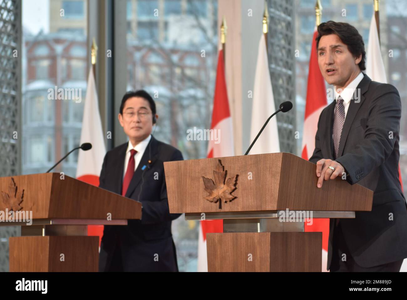 Ottawa, Ontario, Canada. 12th Jan, 2023. (NEW) Joint Press Conference ...