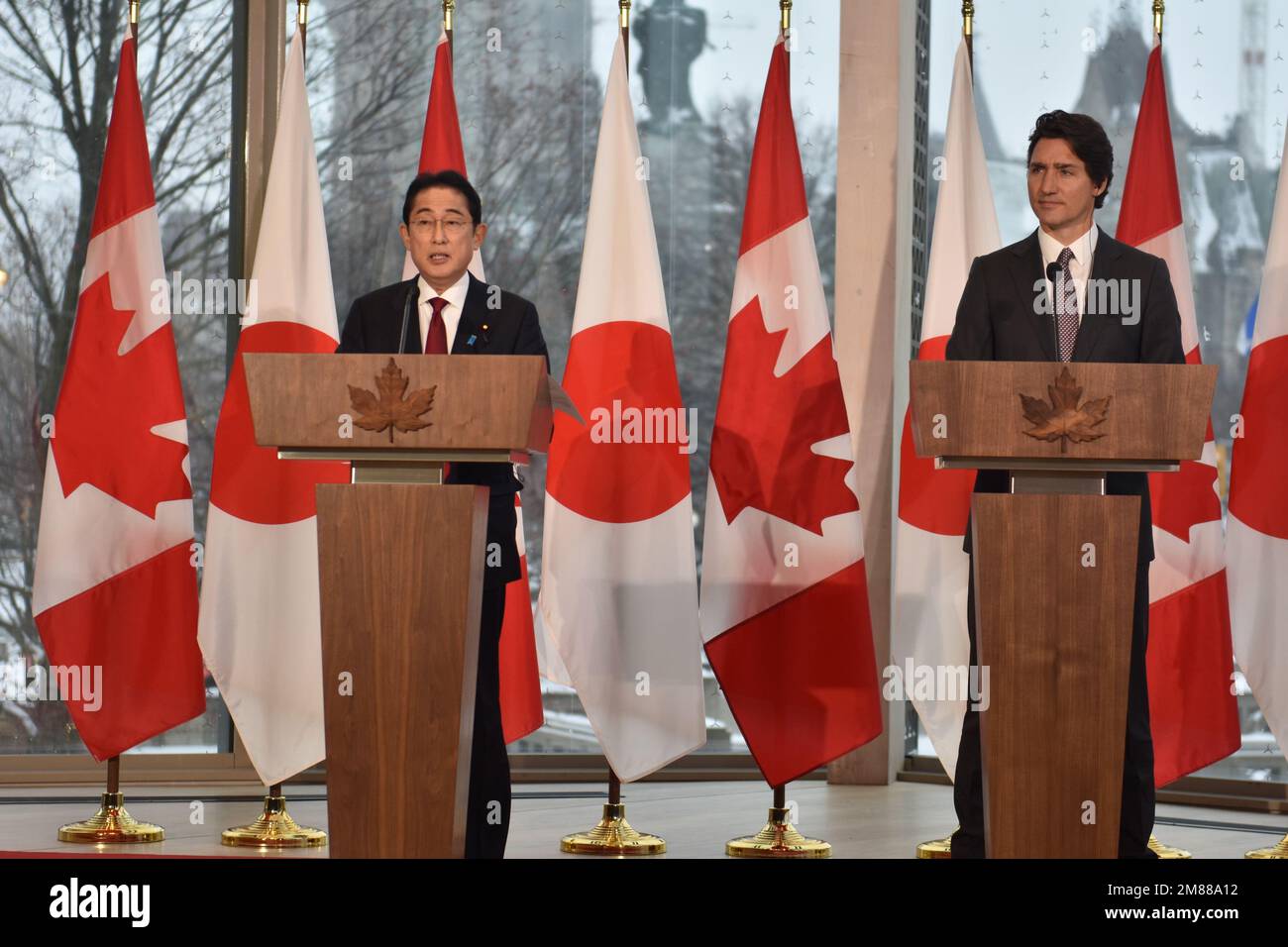 Ottawa, Ontario, Canada. 12th Jan, 2023. (NEW) Joint Press Conference ...