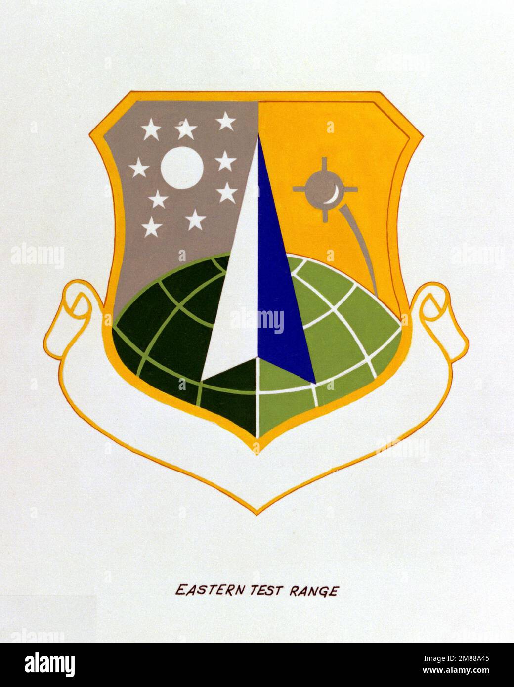 Approved insignia for: Eastern Test Range. Country: Unknown Stock Photo ...