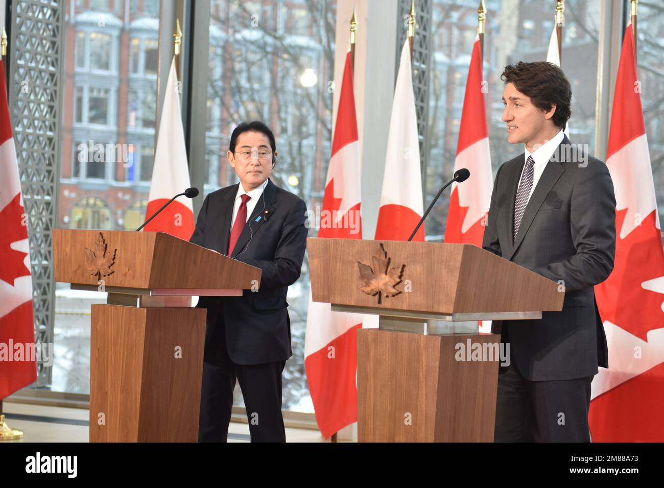 Ottawa, Ontario, Canada. 12th Jan, 2023. (NEW) Joint Press Conference ...