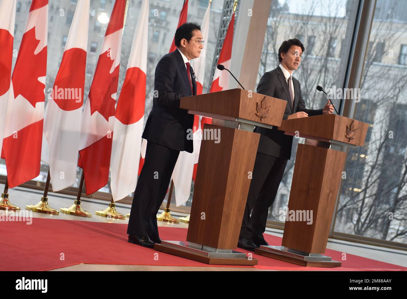 Ottawa, Ontario, Canada. 12th Jan, 2023. (NEW) Joint Press Conference ...