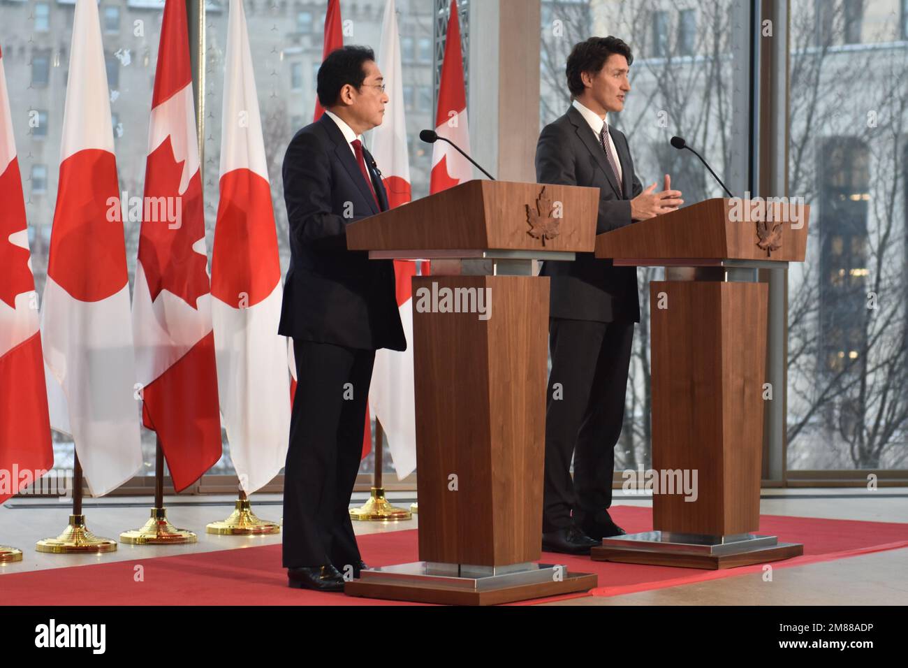 Ottawa, Ontario, Canada. 12th Jan, 2023. (NEW) Joint Press Conference ...