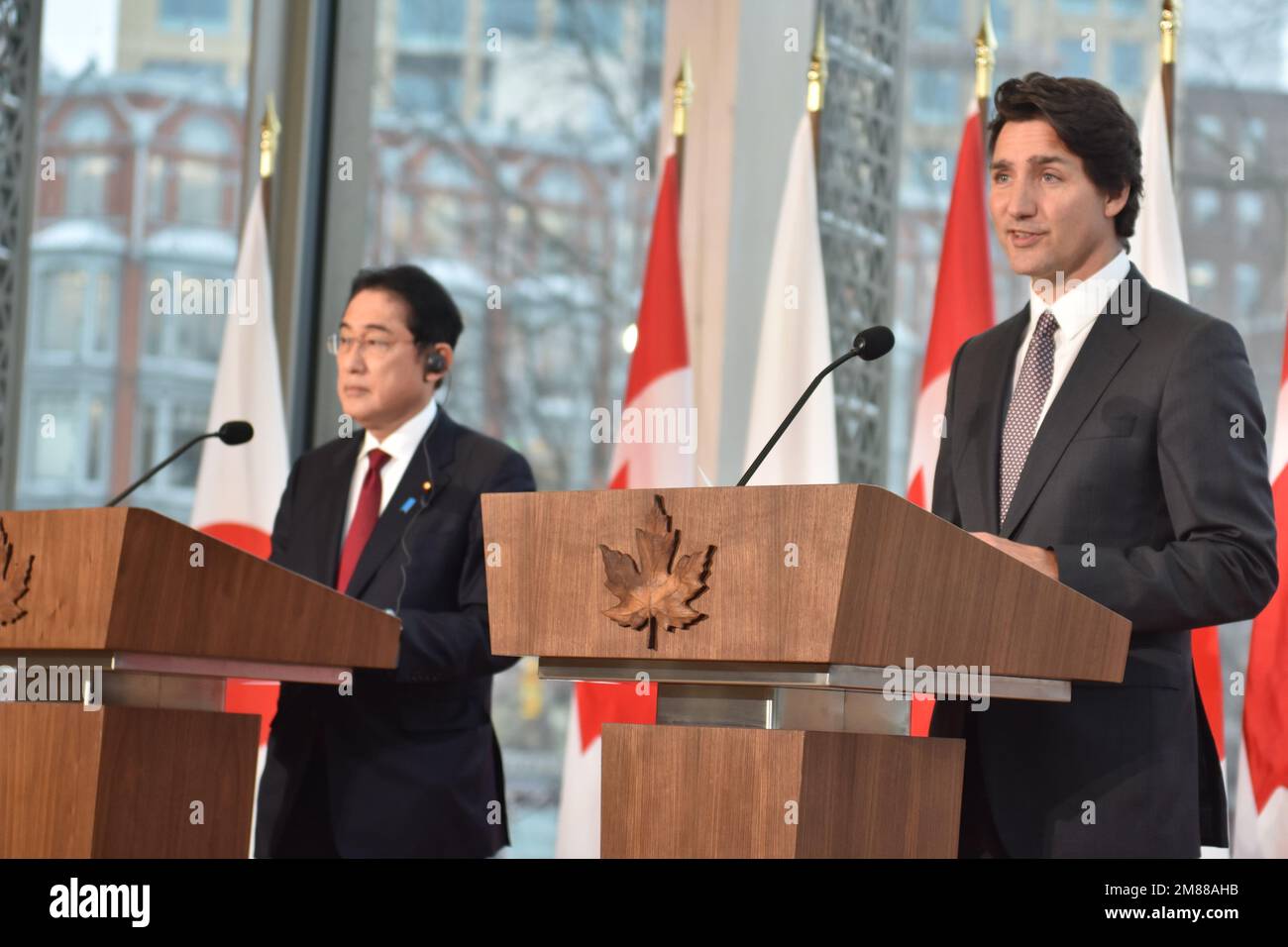 Ottawa, Ontario, Canada. 12th Jan, 2023. (NEW) Joint Press Conference ...