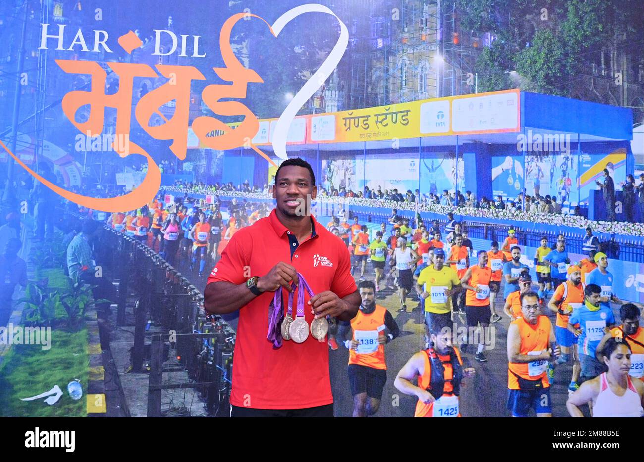 Mumbai, India. 12th Jan, 2023. MUMBAI, INDIA - JANUARY 12: Jamaican ...