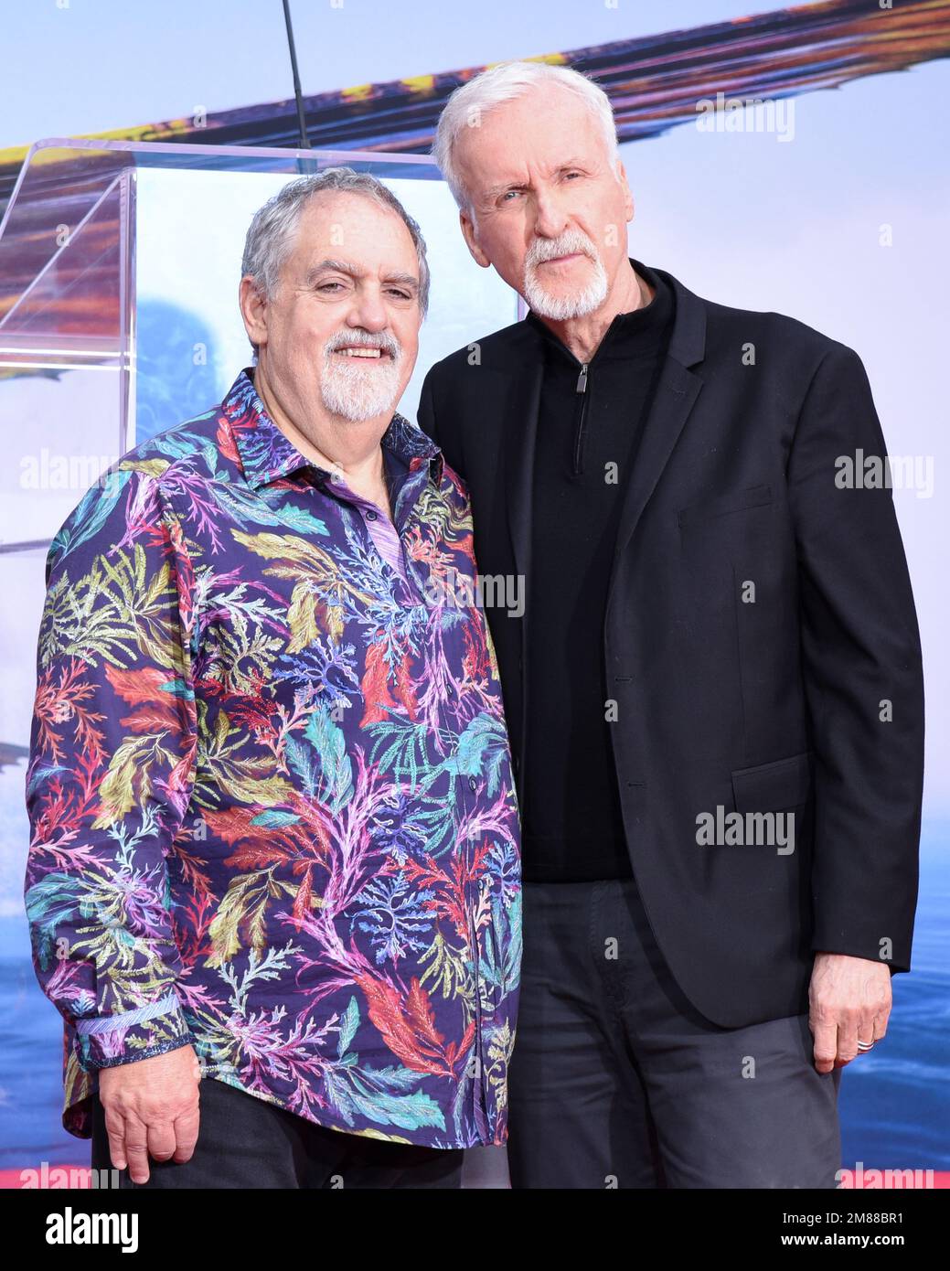 Hollywood, California, USA. 12th Jan, 2023. Jon Landau and James ...