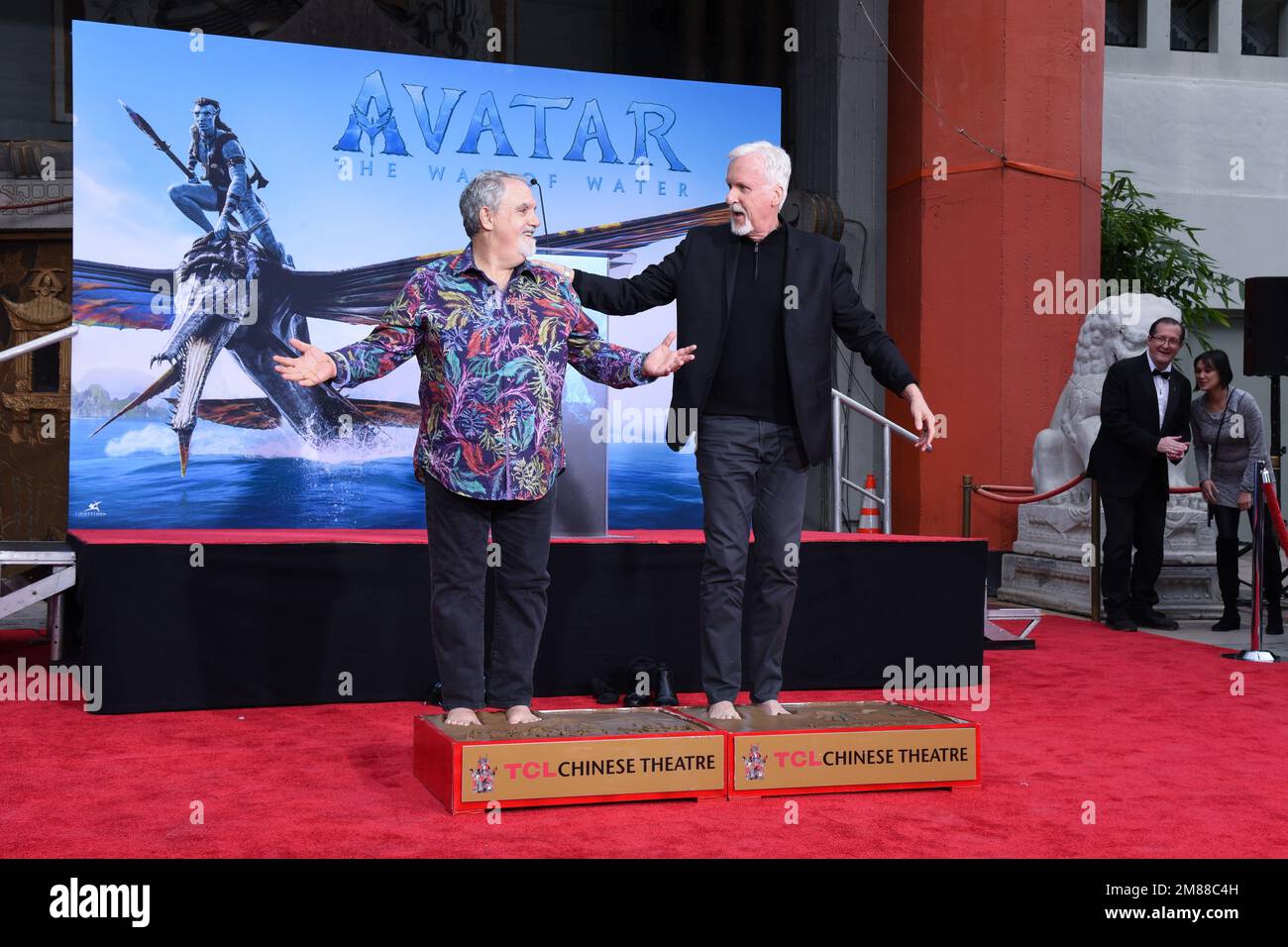 Hollywood, California, USA. 12th Jan, 2023. Jon Landau and James ...