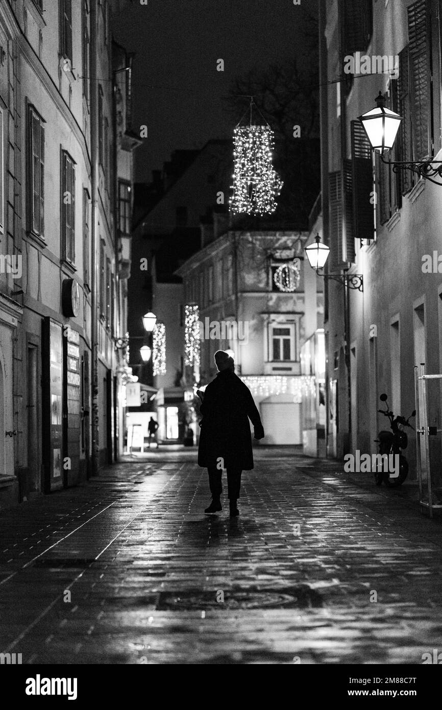City tram line Black and White Stock Photos & Images - Alamy