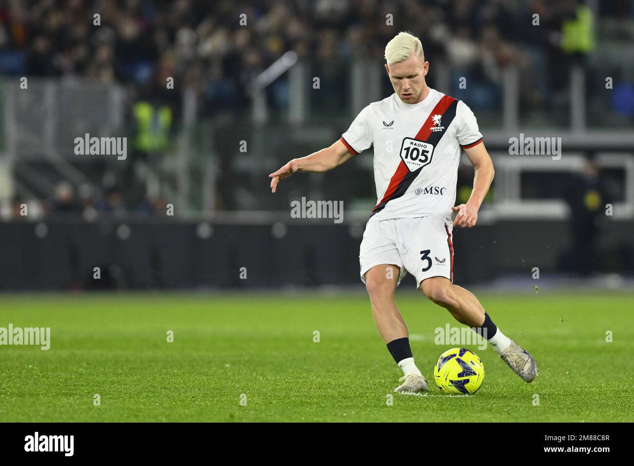 Rome, Italy, 12/01/2023, Radu Matei Dr?gu?in of Genoa CFC during the ...