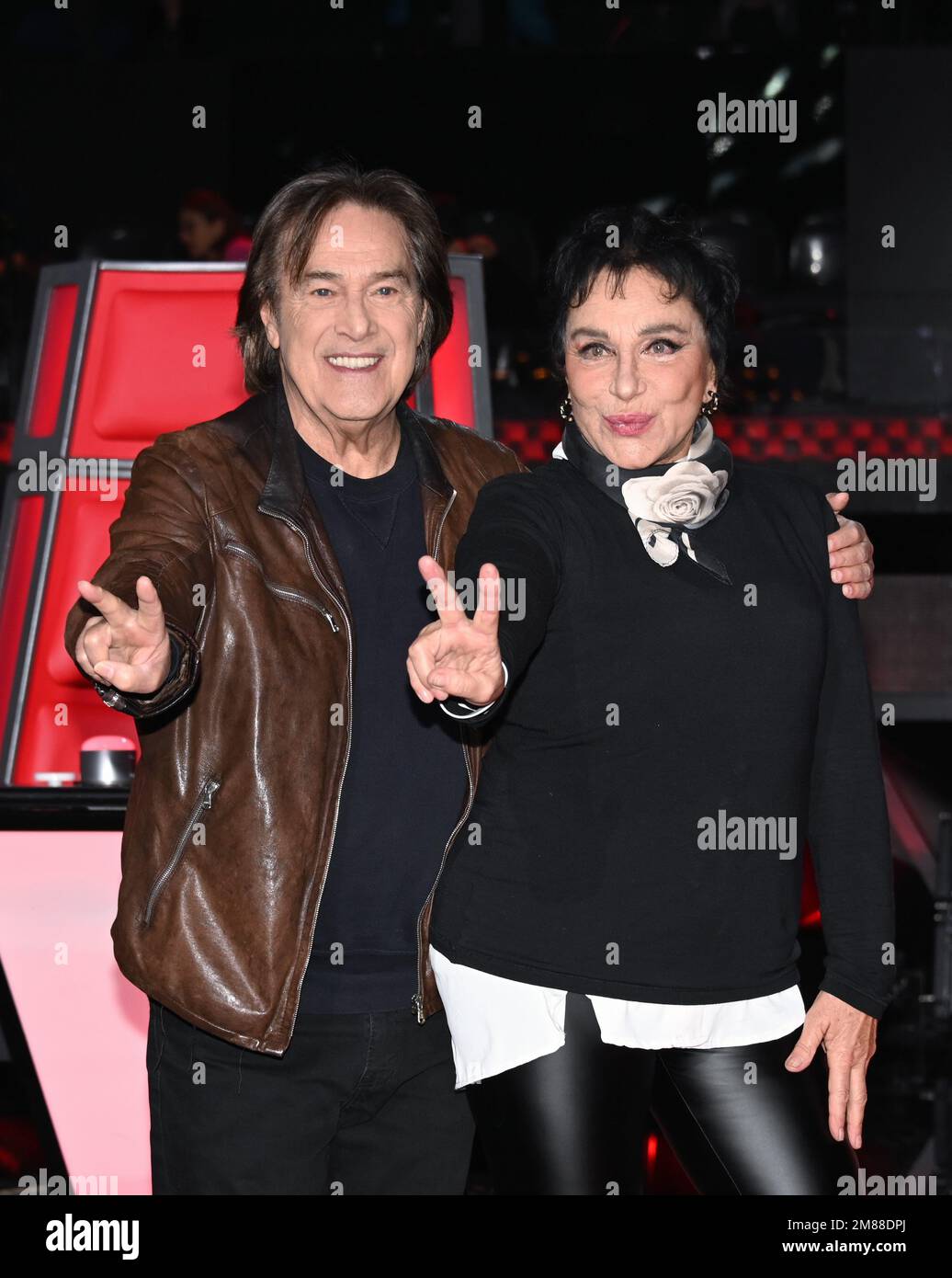 Milan, Italy. 12th Jan, 2023. Milano, Italy THE VOICE SENIOR photocall ...